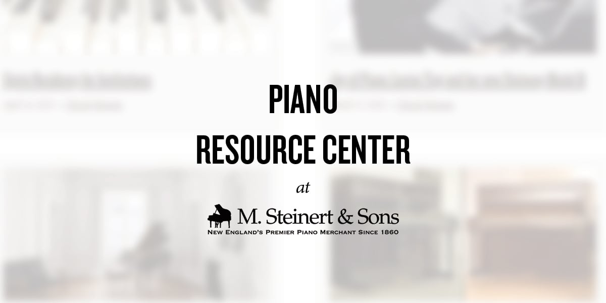 Piano Resource Center - Steinway Pianos at M. Steinert & Sons Boston ...